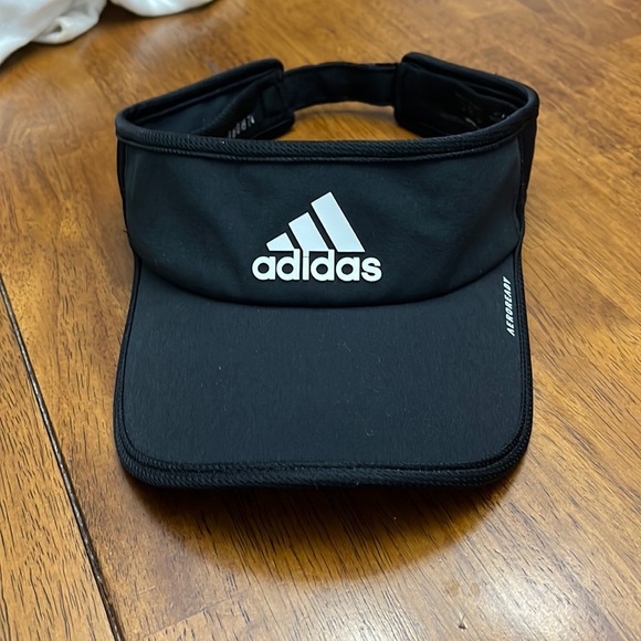 adidas | Accessories | Adidas Aeroready Visor Velcro Adjustment Lightly ...